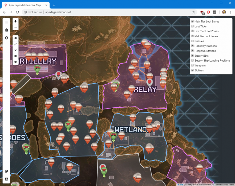 Apex Legends Interactive Map – James Wilkinson